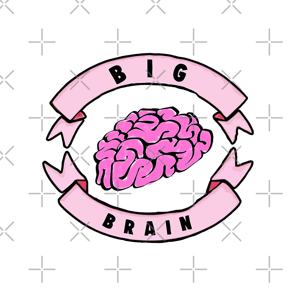 "Yeah, This Is Big Brain Time Meme" by Barnyardy | Redbubble