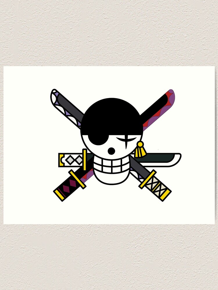"One Piece Zoro Logo" Art Print for Sale by Robin- | Redbubble
