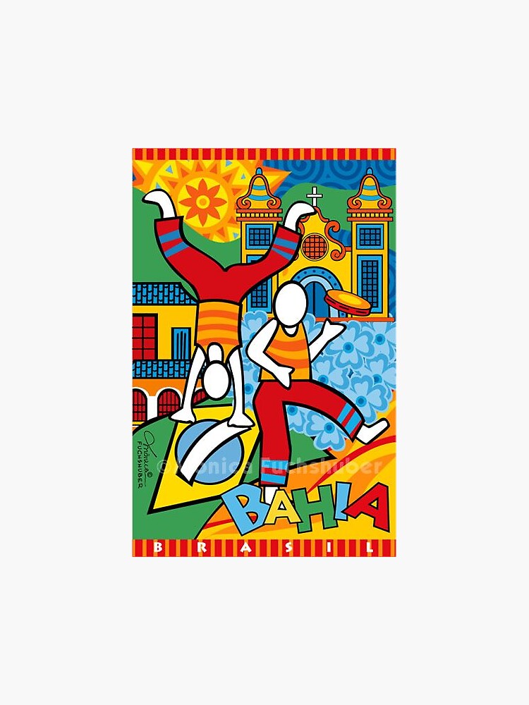 "Bahia Brazil - Brasil" Sticker for Sale by balustore | Redbubble