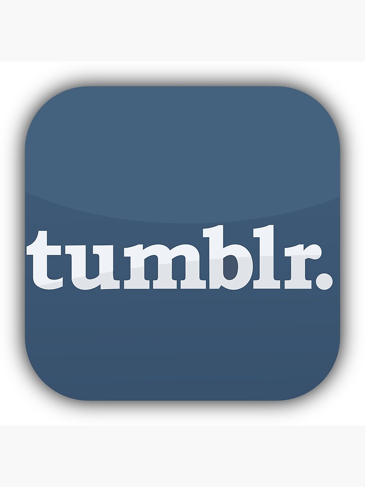 "Tumblr Logo" Poster by Robin- | Redbubble