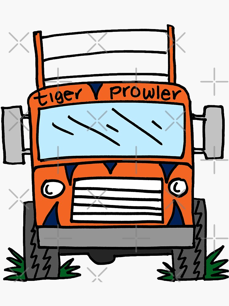"Tiger Prowler Sticker" Sticker by Statepallets | Redbubble