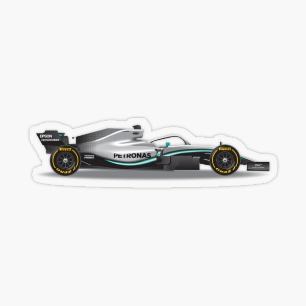 Mercedes F1 Transparent Stickers | Redbubble