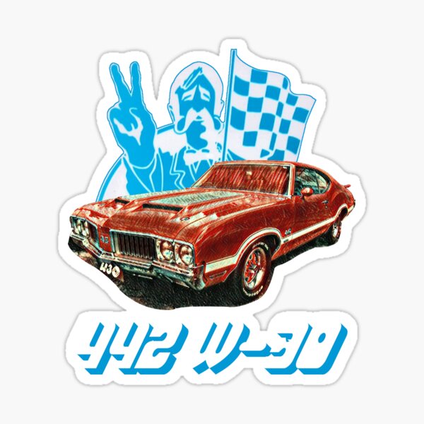 Oldsmobile 442 Stickers | Redbubble