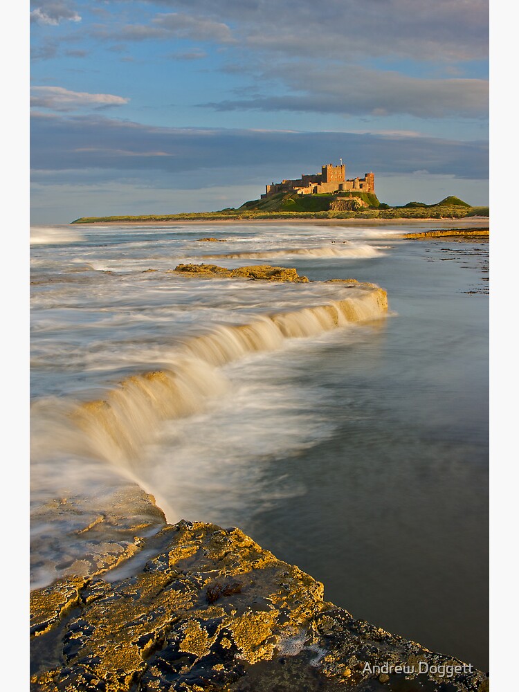 "Bamburgh Castle" Greeting Card for Sale by Andrew Doggett | Redbubble