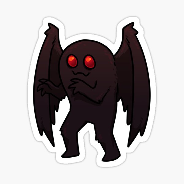 "Cute Mothman" Sticker for Sale by siigyn | Redbubble