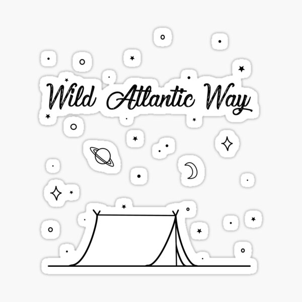 "Wild Atlantic Way Ireland" Sticker for Sale by WildLunatic | Redbubble
