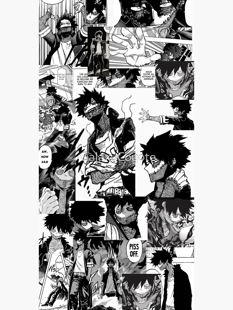 "Dabi Collage" Sticker by GalaxyCoyote | Redbubble