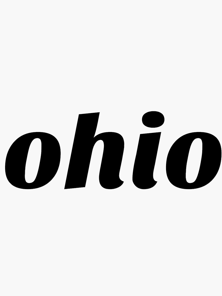 "Ohio Pride" Sticker by bgsmall | Redbubble