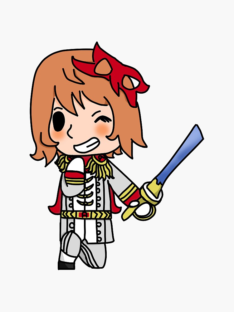 Pegatina «Persona 5 Phantom Thief Crow Akechi Chibi» de Vocalist2D ...