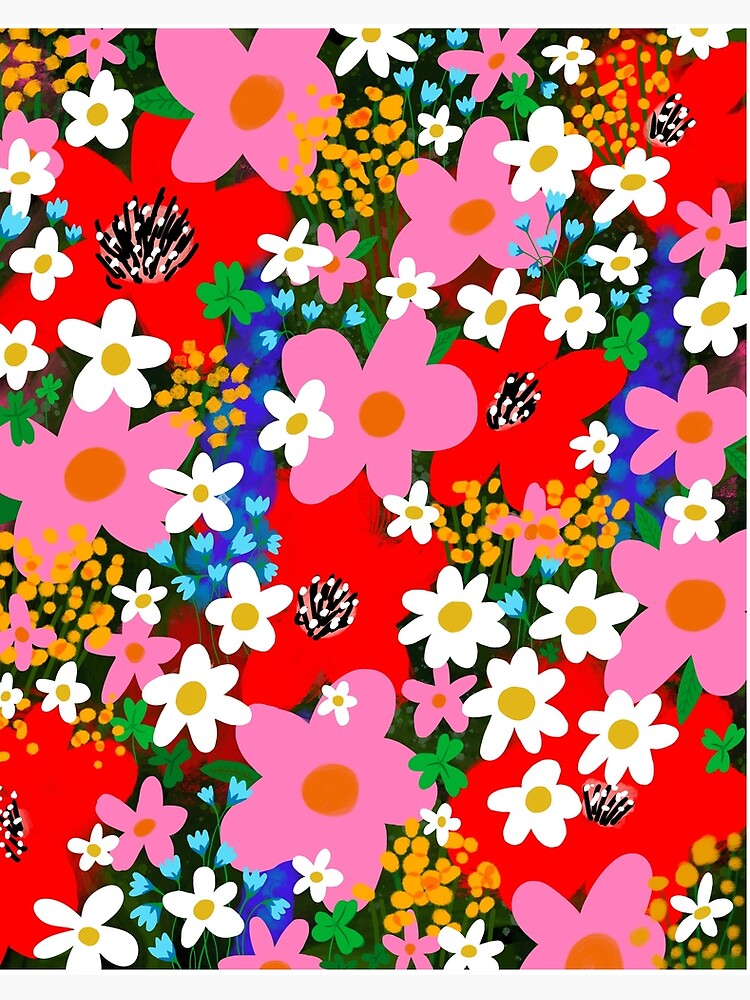 "Flower Power!" Art Board Print for Sale by TheLoveShop | Redbubble