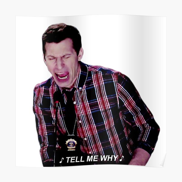 "Jake Singing B99" Poster by Jfanart | Redbubble