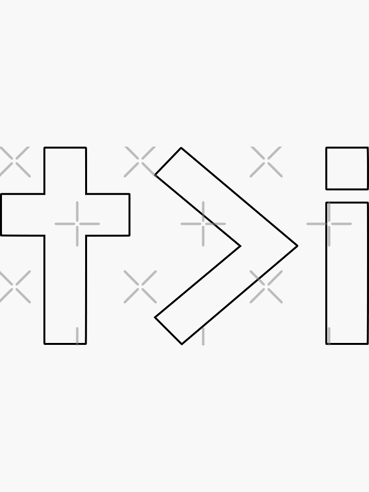 "Christian Quote - He must increase i must decrease" Sticker for Sale by ChristianStore | Redbubble