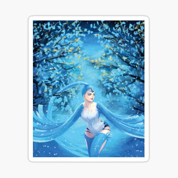 "Snow bird queen" Sticker for Sale by aineart | Redbubble