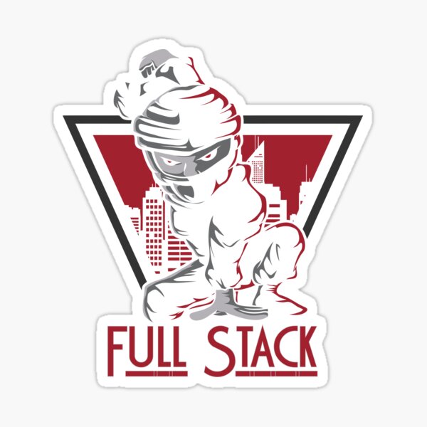 "Full Stack" Sticker by digijob | Redbubble