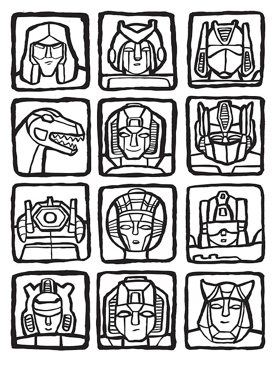 "Transformers Rogue Gallery" by ghostgoose | Redbubble