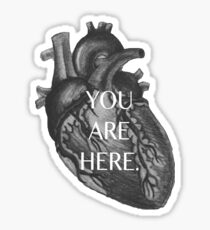 You Are Here: Stickers | Redbubble