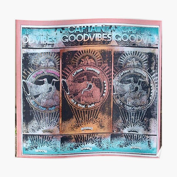 Captain Goodvibes Wall Art | Redbubble