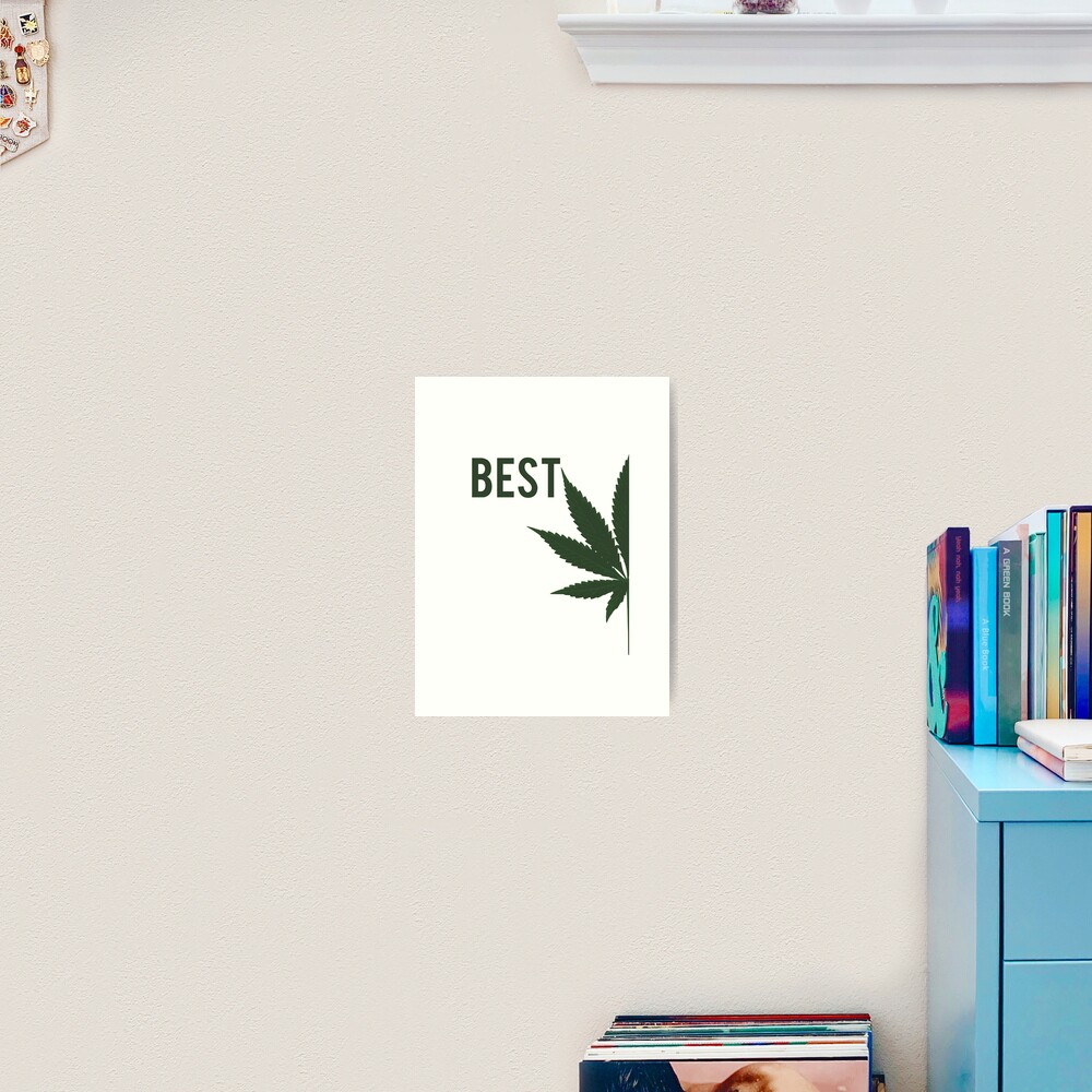 "Best Buds Marijuana Cannabis Weed" Art Print by mralan | Redbubble