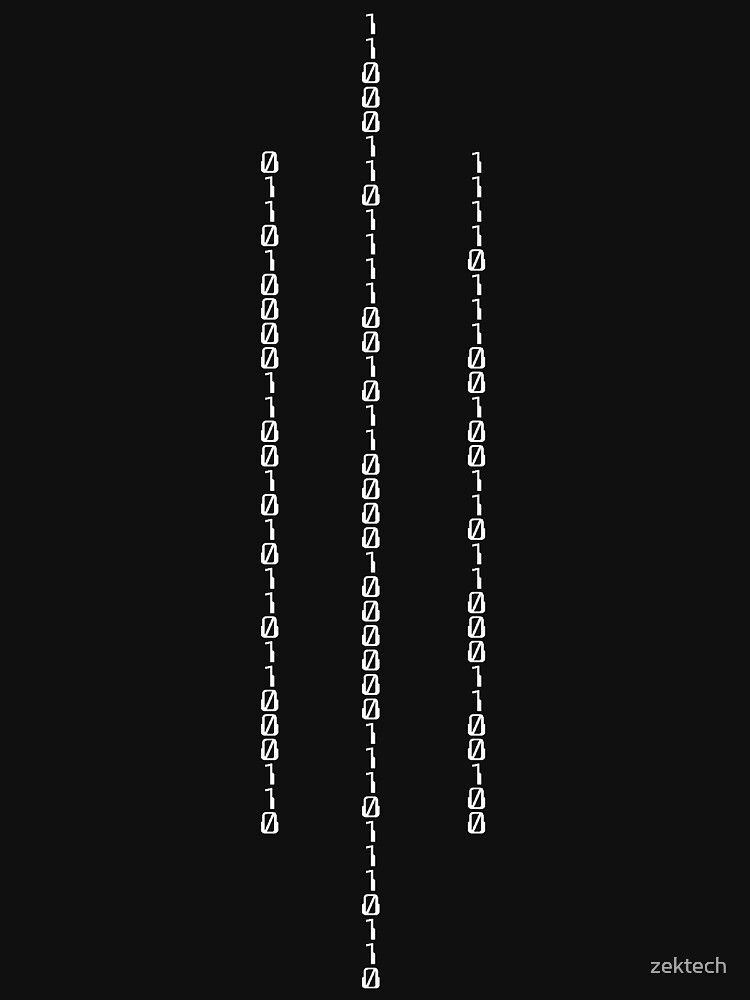 Binary Hello World T Shirt By Zektech Redbubble 