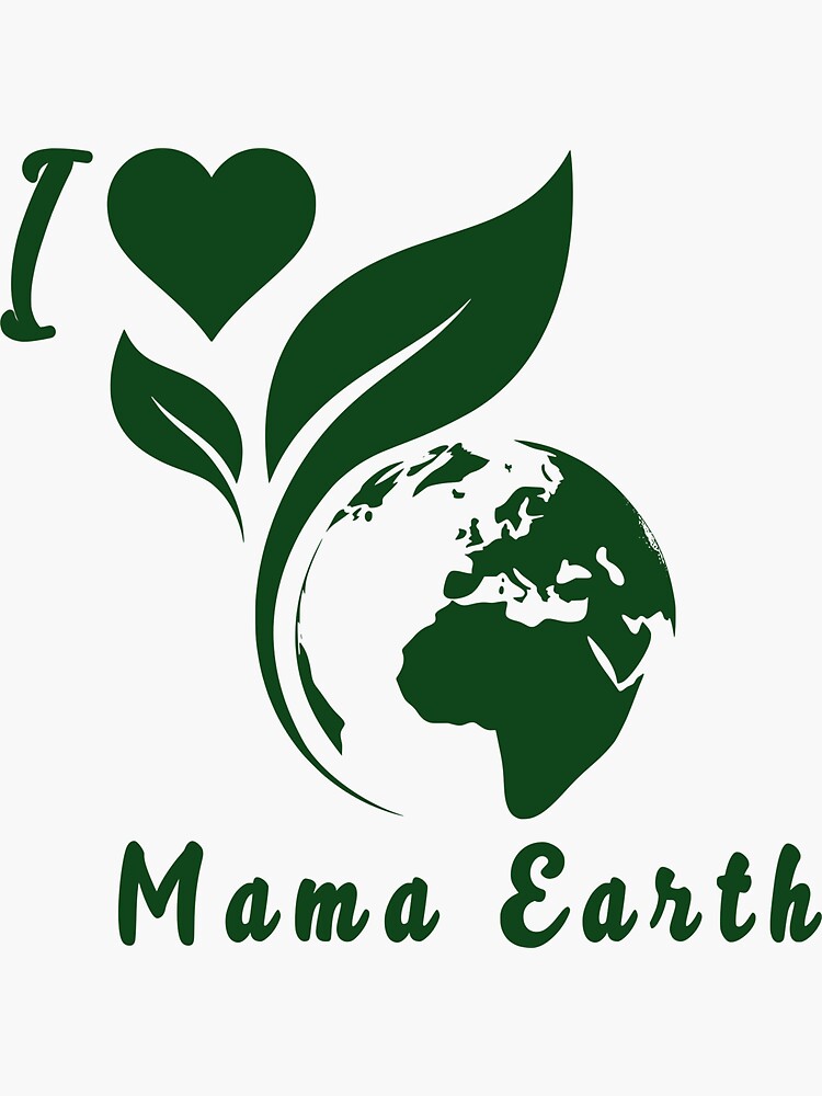 "Mama Earth design - Mother Earth design" Sticker for Sale by JuditR ...
