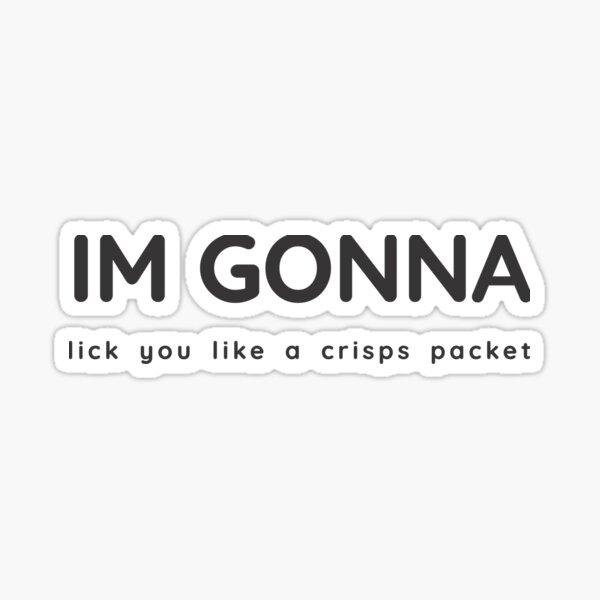 "Crisps Packet" Sticker for Sale by Sloppytaco | Redbubble