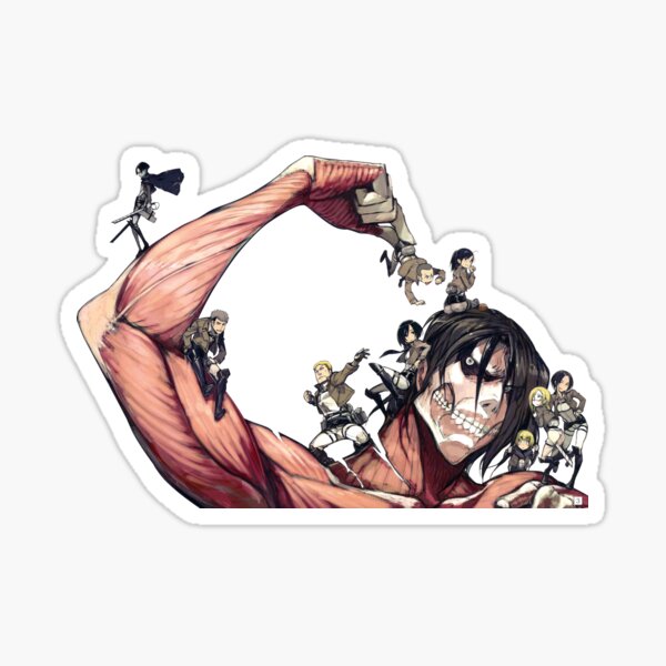 Attack On Titan Stickers | Redbubble