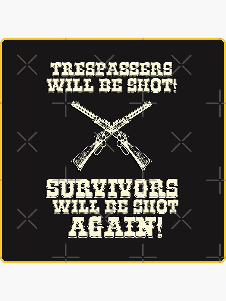 "Funny no trespassing sign for property protection and a good laugh ...