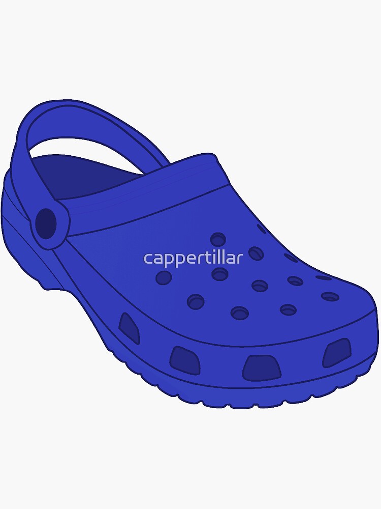 "Cobalt Blue Croc" Sticker for Sale by cappertillar | Redbubble