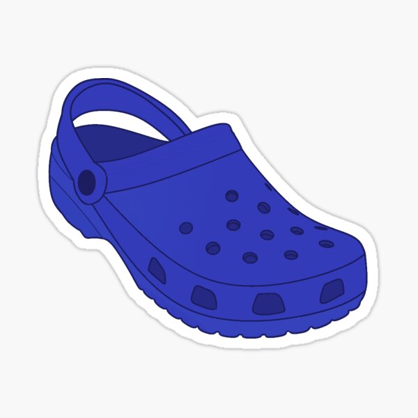 "Cobalt Blue Croc" Sticker for Sale by cappertillar | Redbubble