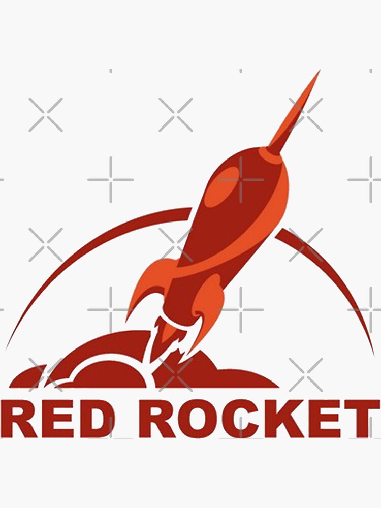 "Red rocket logo - fallout" Sticker for Sale by Geempah | Redbubble