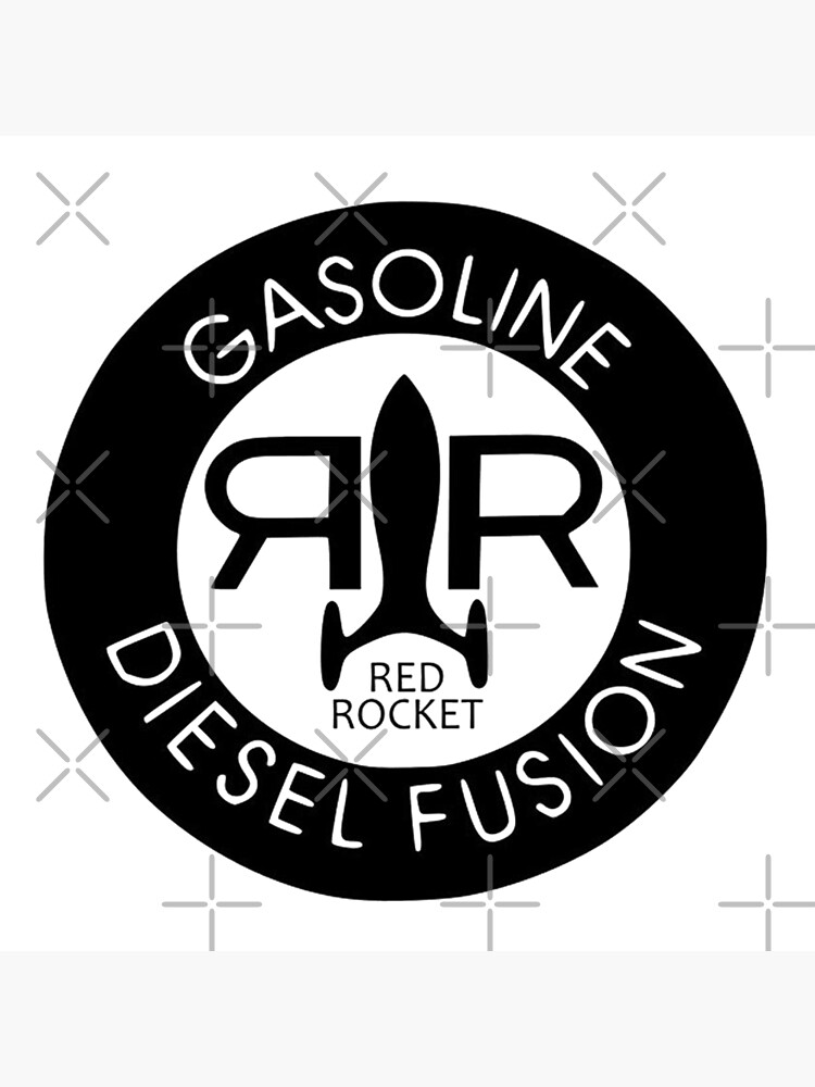 "Red rocket logo - fallout " Poster by Geempah | Redbubble