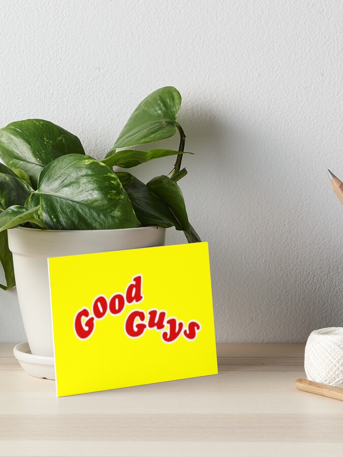 "Good Guys sticker" Art Board Print for Sale by horror-doll | Redbubble
