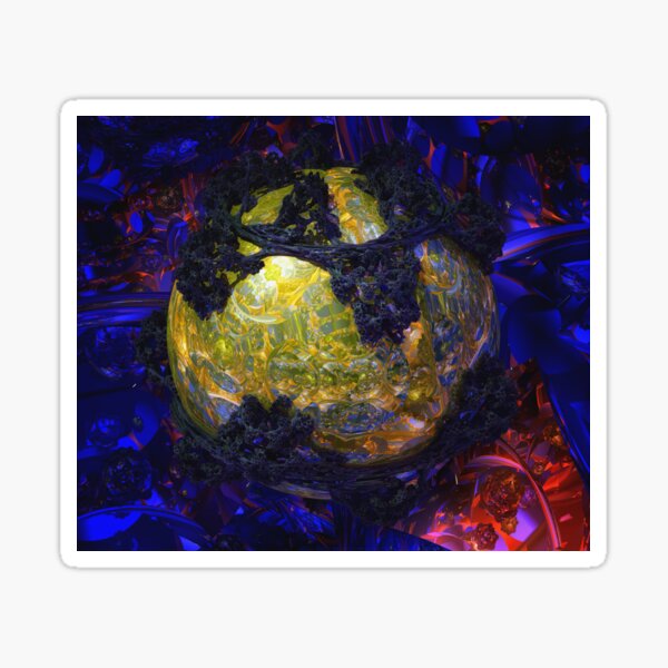 "Jeweled Reflections 5" Sticker by gnorman | Redbubble