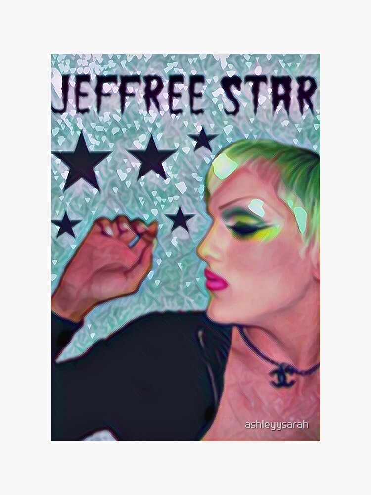 "JEFFREE STAR" Sticker for Sale by ashleyysarah | Redbubble