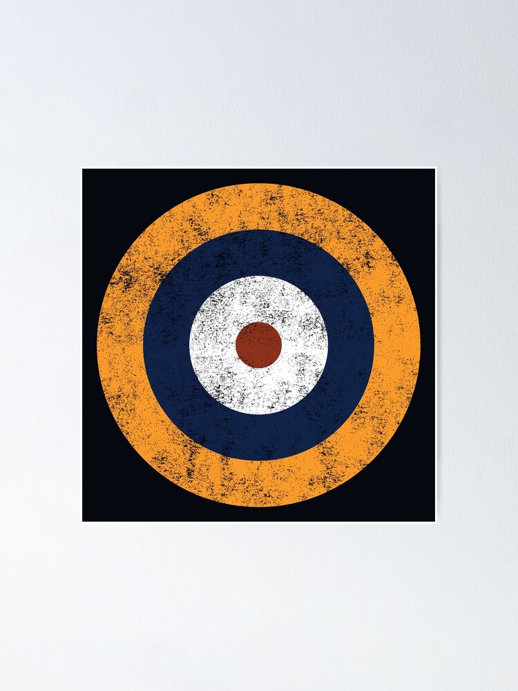 Póster «RAF Tipo A1 Roundel» de TigerTomDesign | Redbubble
