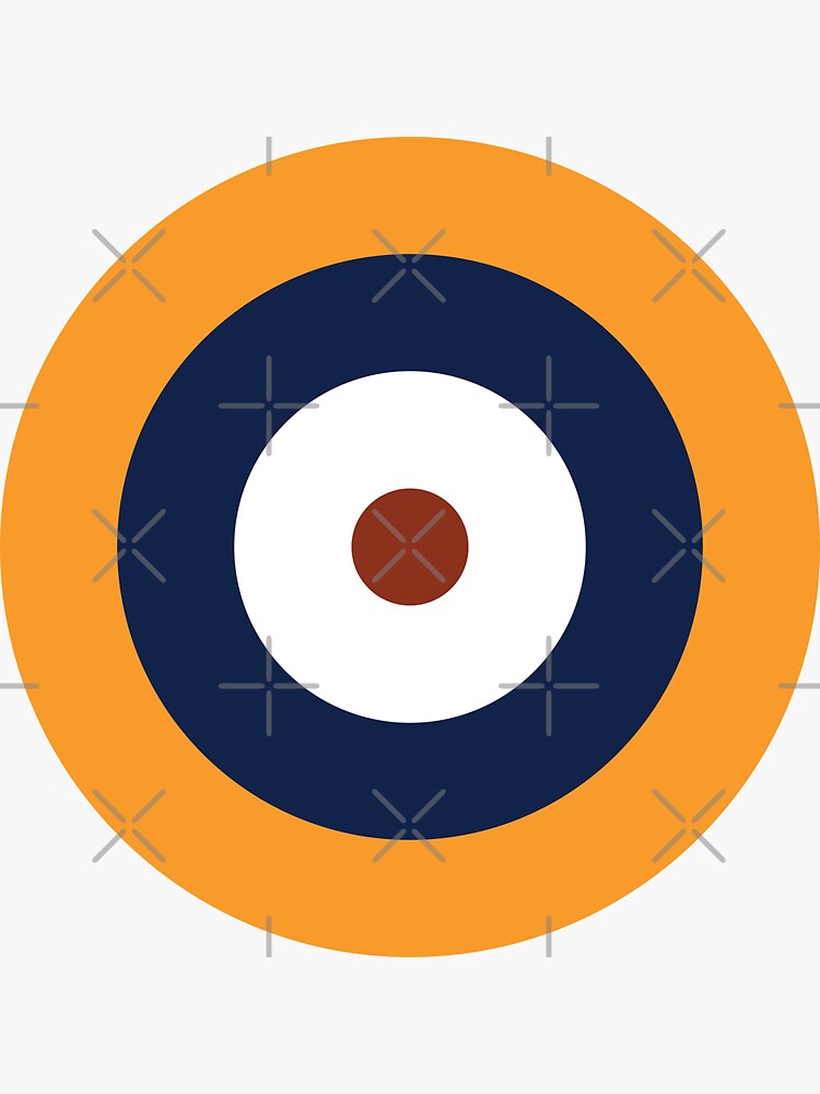 "RAF Type A1 Roundel" Sticker for Sale by TigerTomDesign | Redbubble