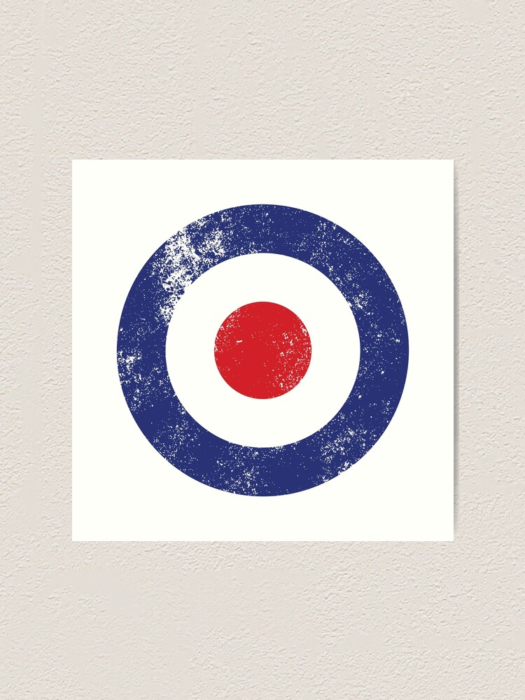 "RAF Type D Roundel - Mod Target Logo" Art Print by TigerTomDesign ...
