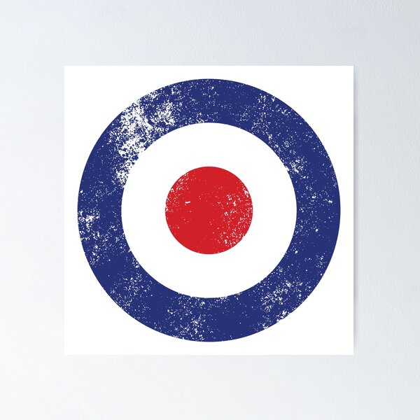 "RAF Type D Roundel - Mod Target Logo" Poster for Sale by ...