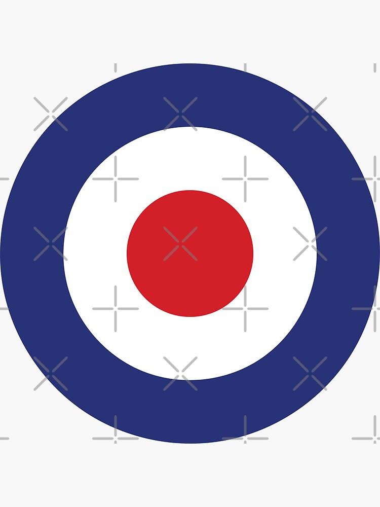 "RAF Type D Roundel - Mod Target Logo" Sticker for Sale by ...