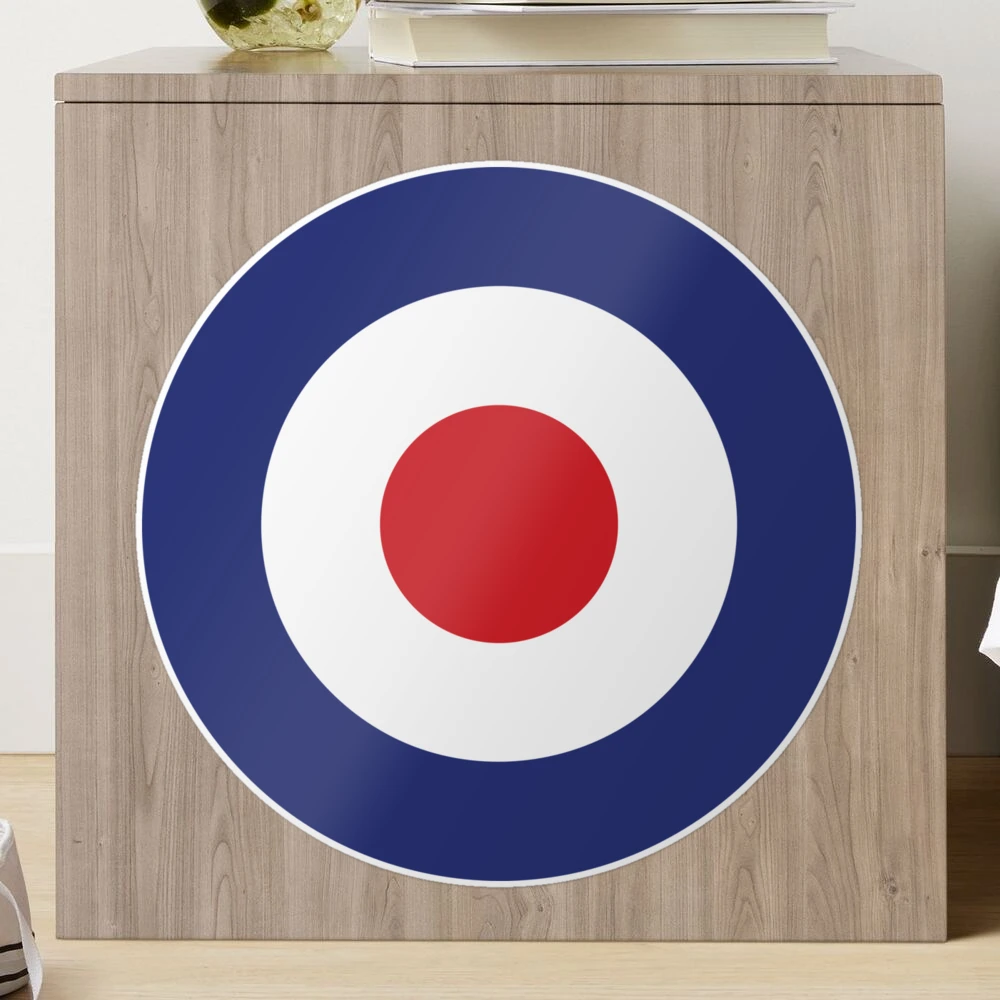 Collectible Motorcycle Stickers & Decals Quot;RAF Type D Roundel Mod ...