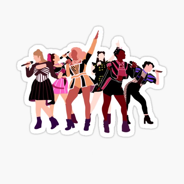 Labels, Stickers & Tags Six The Musical Stickers Embellishments etna.com.pe