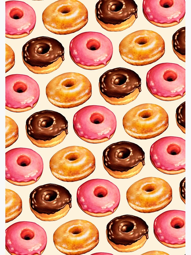 "Donut Pattern" Photographic Print by KellyGilleran | Redbubble