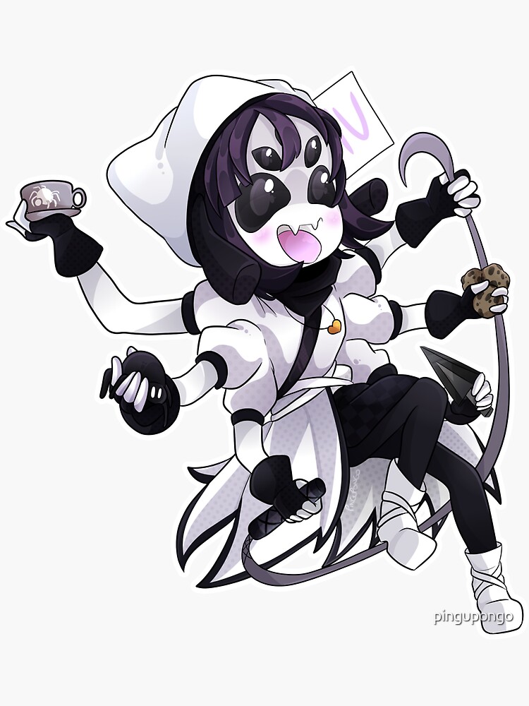 "Xtale!Muffet Sticker" Sticker for Sale by pingupongo | Redbubble