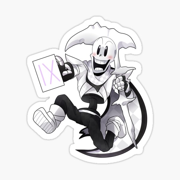 "Xtale!Papyrus Sticker" Sticker for Sale by pingupongo | Redbubble