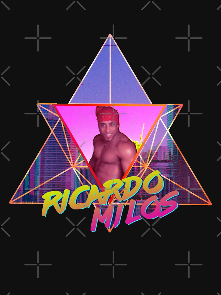"Ricardo Milos 80's Aesthetic" T-shirt for Sale by Geempah | Redbubble ...