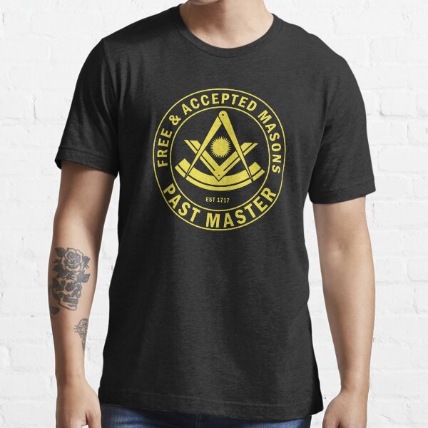"Freemason Past Master F & AM Masonic Past Master" T-shirt for Sale by ...