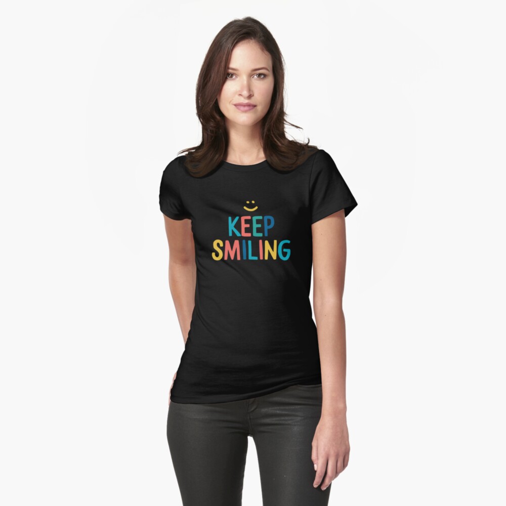 "Keep Smiling - Colorful Happy Quote" Sticker for Sale by blueskywhimsy ...