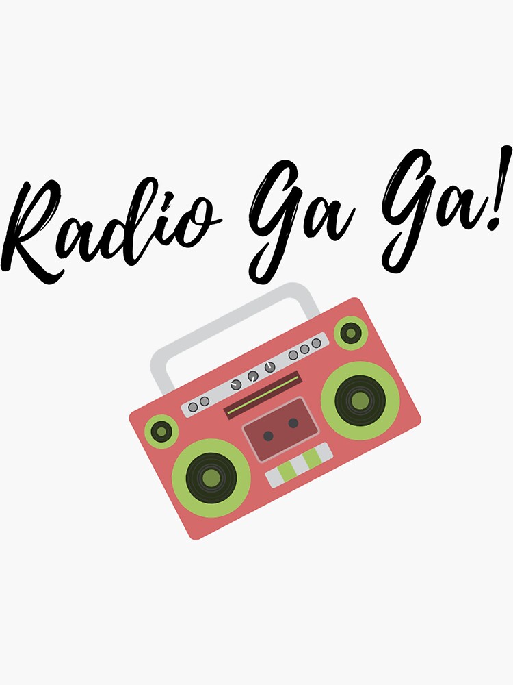 "All we hear is;" Sticker for Sale by hasandeniz | Redbubble