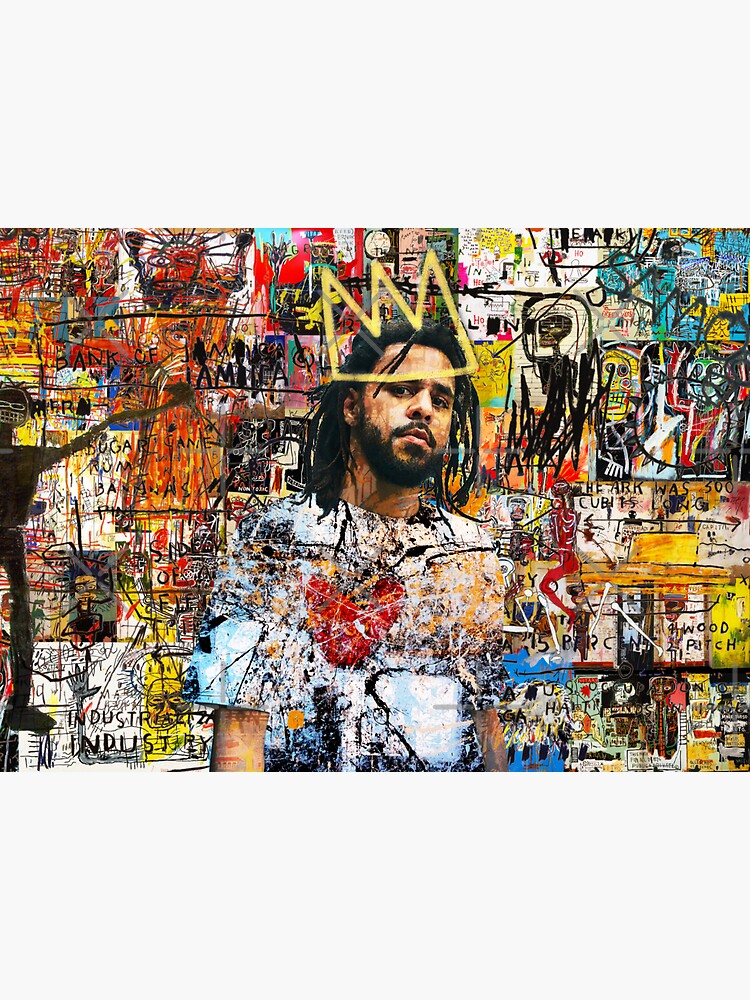 "J Cole Portrait" Sticker for Sale by Zanolino | Redbubble