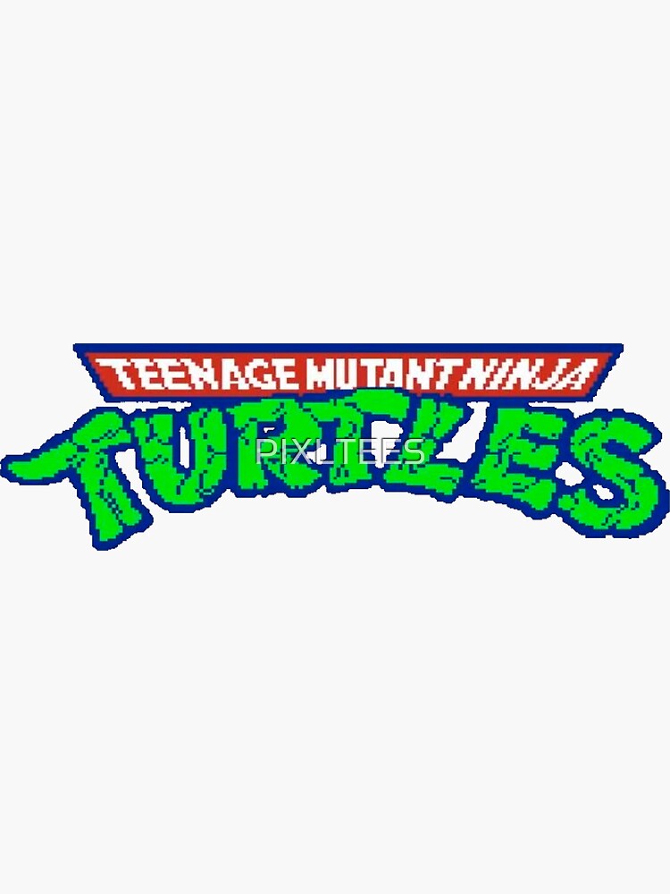 "TEENAGE MUTANT NINJA TURTLES TITLE SCREEN" Sticker for Sale by ...